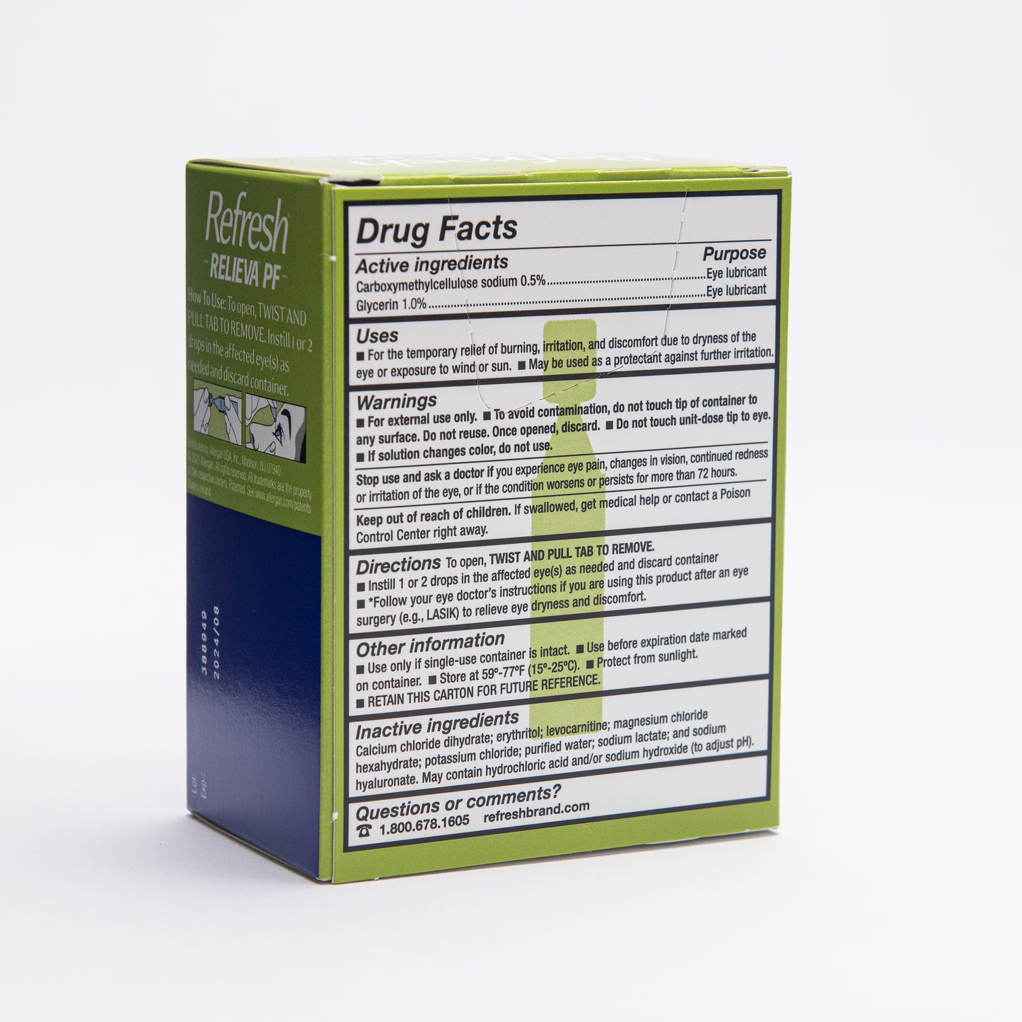 Refresh Relieva PF Lubricant Eye Drops (30 vials) – Peeq Pro